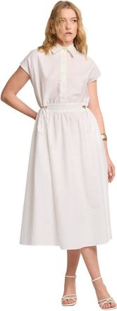 Kocca Femme, Robes, Blanc, Taille: 44 FR Larraine Shirt Dress