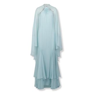 Retrof&ecirc;te Lirael Chiffon Kleid - - Dresses - Damen - Blau - M