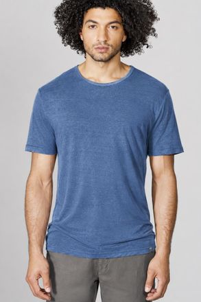 Hempage Hempage Herren vegan T-Shirt Regular Fit Blueberry