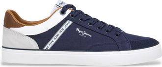 Pepe Jeans London Herren Kenton Stage M Sneak, Blue Navy, 44.5 EU