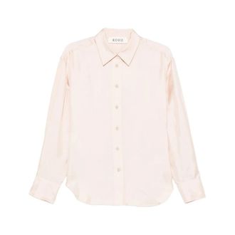 R&oacute;he Femme, Blouses et Chemises, Rose, Taille: 36 FR Silk Shirt
