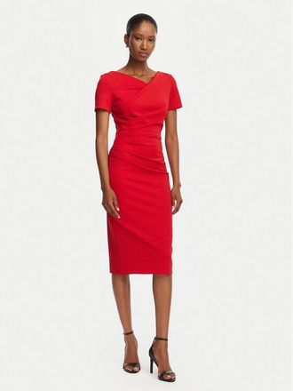 Rinascimento Rinascimento Coctailkleid CFC0129420003 Rot Slim Fit