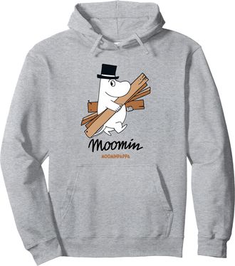 Moomin Moominpappa Trageholz Pullover Hoodie