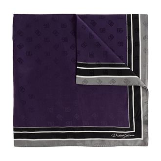 Dolce & Gabbana Seidenschal - - Accessories - Herren - Lila - ONE SIZE