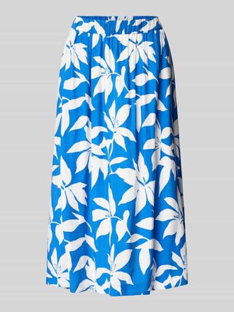 s.Oliver Red Label Relaxed Fit Ausgestellter Midi-Rock aus Viskose-Mix