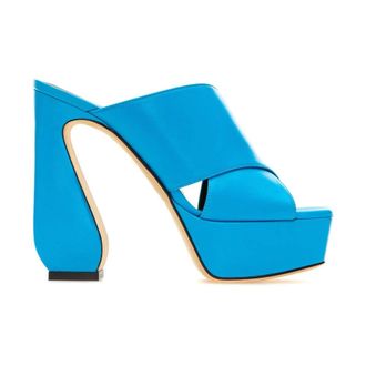 Sergio Rossi Stilvolle Mules f&uuml;r Frauen - - Shoes - Damen - Blau - 36 1/2 EU