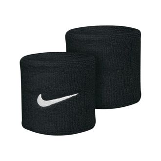 Nike Lot de 2 poignets &eacute;ponge Swoosh - Homme - Sport - Noir - Taille: ONE Size