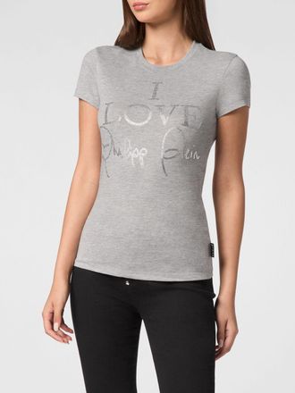 Philipp Plein T-Shirt Femme couleur Gris