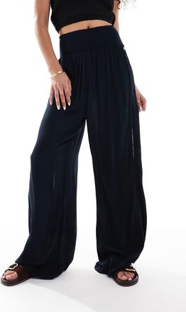 Superdry Pantalon de plage - Bleu marine &eacute;clipse