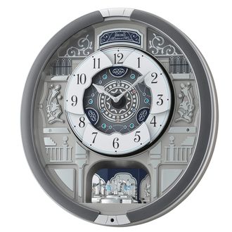 Seiko Melodies in Motion Wanduhr mit Musikmotiven