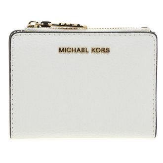 Michael Kors 32S4G8ED7L-085 MD SNAP COIN BILLFOLD Women OPTIC WHITE Size One Size