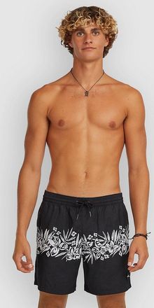 O'Neill Uni Flower 16 Boardshorts black tropical stripe