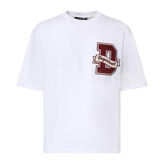 Dsquared2 T-Chemises - Homme - Tops - Blanc - Taille: L