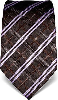 Vincenzo Boretti Cravate homme, pure soie, haute densité de tissage, anti-tâches, anti-salissures, hydrofuge, longue, accessoire pour la chemise et costume - motif à c