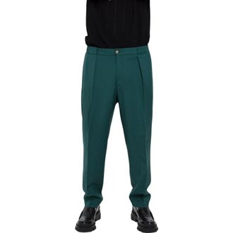 BRIGLIA 1949 Homme, Pantalons, Vert, Taille: L Pantalon Portobellos