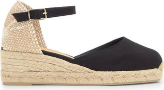 Castaner Femme, Chaussures, Noir, Taille: 35 EU Carol Espadrille Wedge