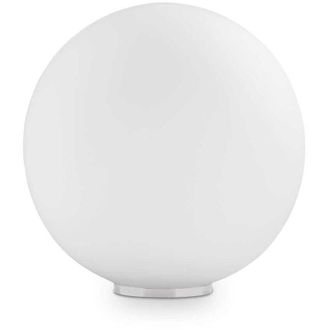 Ideal Lux Ideal Lux - Mapa Bianco - Petite Lampe de Table Globe &agrave; 1 Lumi&egrave;re, Blanc, E27