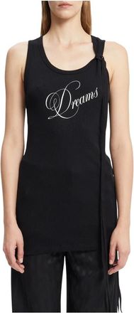 Ann Demeulemeester Femme, Tops, Noir, Taille: 38 FR Seva Standard Tank Top