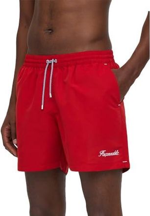 Fa&ccedil;onnable Logo Solid Swimming Shorts XL