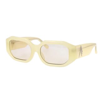 The Attico Blake Sonnenbrille f&uuml;r einen stylischen Look - - Accessories - Damen - Gelb - 55 MM