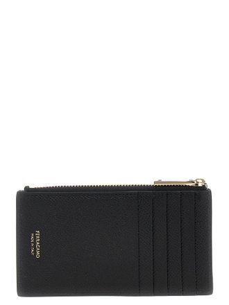 Ferragamo Gancini Card Case - Black