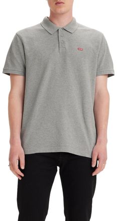 Levi's Herren Housemark Polo T-Shirt, Medium Grey Heather, XXL EU