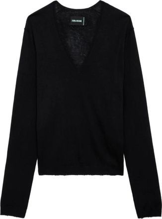 Zadig&Voltaire Femme, Pulls, Noir, Taille: 38 FR Pull Rivy