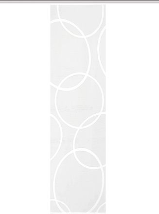 Home Wohnideen Schiebegardine 84201 PINALE TRANSPARENT, weiß, Jaquard, vers. Größen, Farbe:weiß, Größe:245 x 57 cm, Anzahl:1x