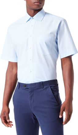 Seidensticker Herren Business Hemd, hellblau, 38