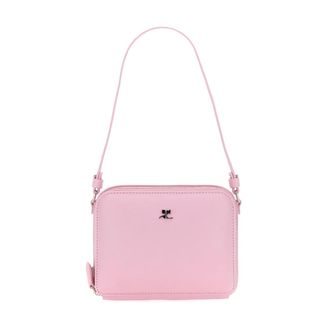 Courr&egrave;ges Stylische Cloud Schultertasche - - Bags - Damen - Rosa - ONE SIZE