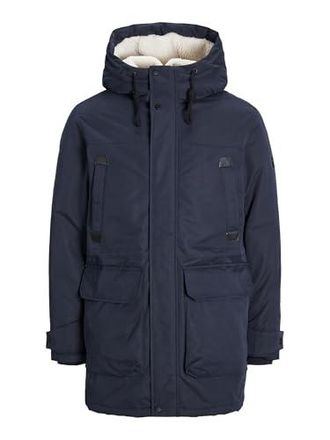 Jack & Jones Parka Jjepolar Sn pour homme, bleu marine, M