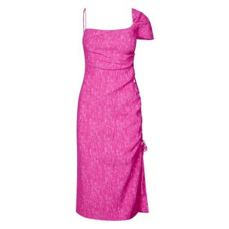 Stine Goya Stilvolles Plissiertes Stretchkleid - - Dresses - Damen - Rosa - M