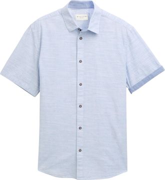 Tom Tailor Herren 1048097 Hemd, 31317-White Blue A Fil Dobby, 3XL