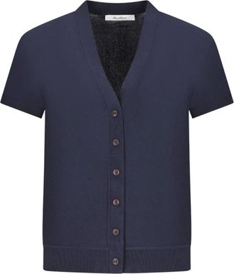 Max Mara Femme, Pulls, Bleu, Taille: 38 FR Finito Cardigan