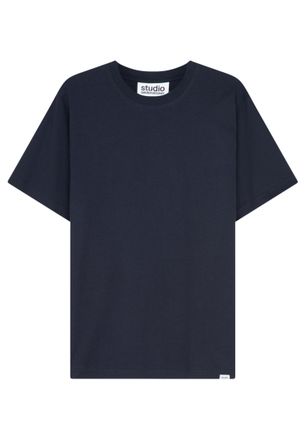 Seidensticker Studio Unisex Rundhals T-Shirt, Dunkelblau, XL