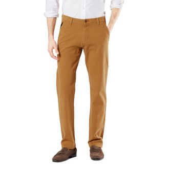 Dockers Herren Ultimate 360 Chino Slim Casual Pants, Dark Ginger, 34W/32L