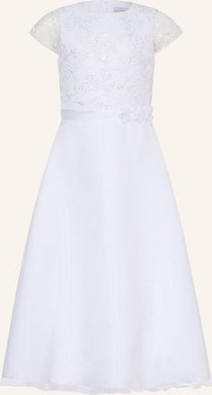 Danamade Danamade Kleid Mit Spitze Und Pailletten weiss