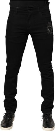 Dolce & Gabbana Homme, Jeans, Noir, Taille: L Sacred Heart Jeans