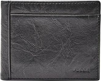 Fossil Fossil Portemonnaie pour homme Neel, cuir Bifold noir 11.43 cm L x 1.9 cm W x 8.89 cm H ML3899001