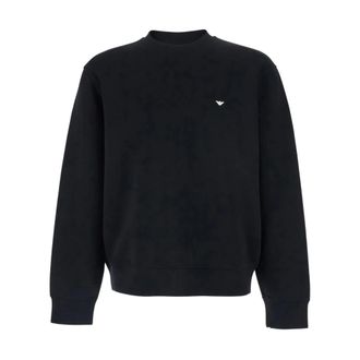 Emporio Armani Baumwoll-Sweatshirt mit Rundhalsausschnitt - - Sweatshirts & Hoodies - Herren - Schwarzk - L