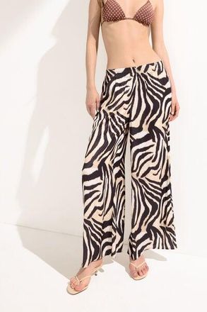 Calzedonia Lange Hose Savannah Zebra Aufdruck