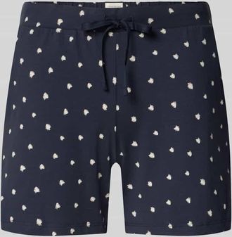 Schiesser Regular Fit Pyjama-Shorts aus Baumwoll-Mix