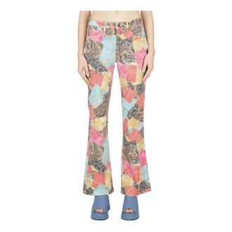 Guess Femme, Jeans, Multicolore, Taille: W28 Jeans &Eacute;vas&eacute;s Imprim&eacute;s