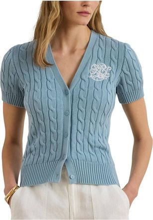 Lauren Ralph Lauren Damen Strickjacke aus Baumwolle