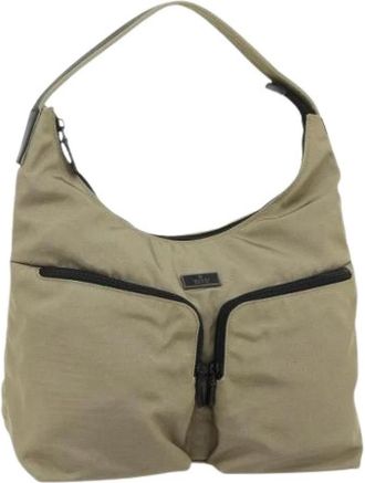 Gucci Pre-owned Vintage Nylon Shoulder Bag - - Pre-owned - Damen - Beige - ONE SIZE