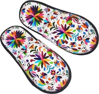 Generic Pantoufles Unisexes Style Mexicain Lumineux Maison Chaussures Antid&eacute;rapantes Automne Hiver Pantoufles DExt&eacute;rieur, Pour F&ecirc;te, Mariage, Hommes, L