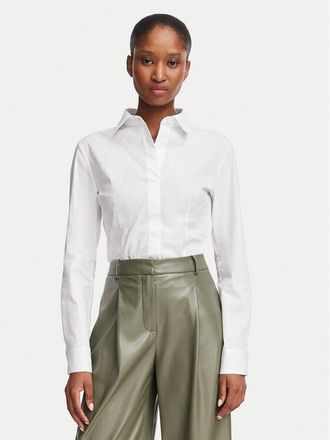 HUGO BOSS Hemd Bashinah 50571060 Wei&szlig; Slim Fit