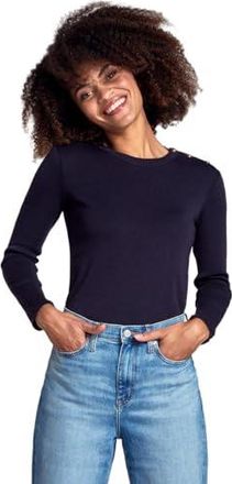 Armor Lux Pull Marin Auray Héritage Femme, Bleu, 44 (Taille Fabricant: 4)