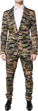 Dolce & Gabbana Homme, Costumes, Multicolore, Taille: M Taormina Costume crois&eacute;