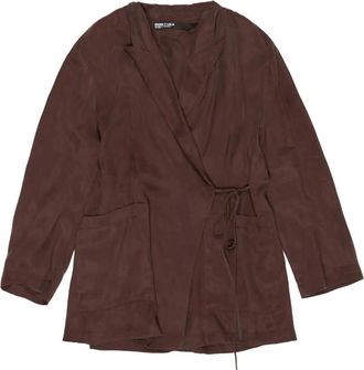 Bimba & Lola veste à design portefeuille - Marron